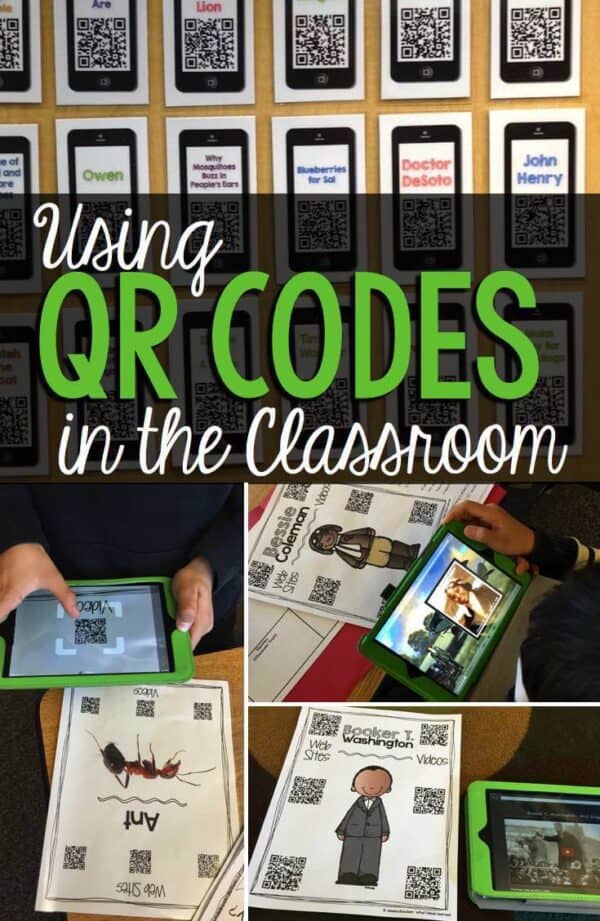 Biography Research Reports - QR Codes & Scaffolding