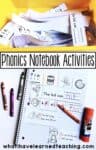 Interactive Phonics Notebooks Using Traditional Worksheets