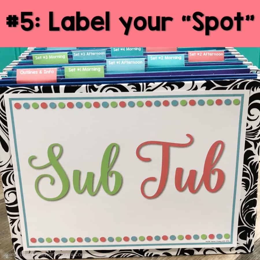 Six Simple Steps for Organized Emergency Sub Plans