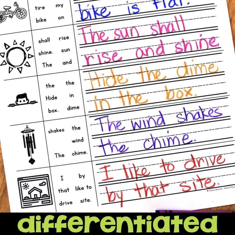 Long I VCE Worksheets and Activities No-Prep Phonics Worksheets